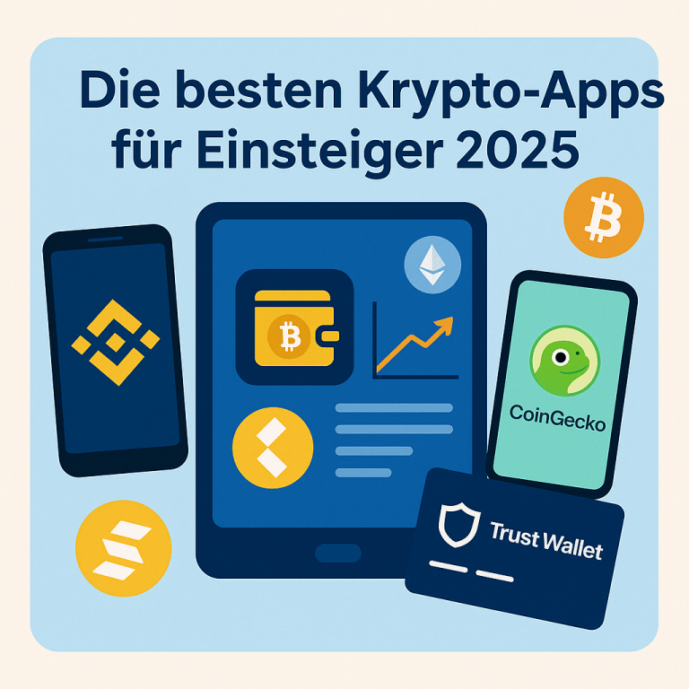 Die besten Krypto-Apps für Einsteiger 2025 – einfach erklärt